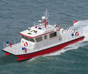 Aluminum Fire Boat for Sale: Fire Fighting and Rescue Vessle